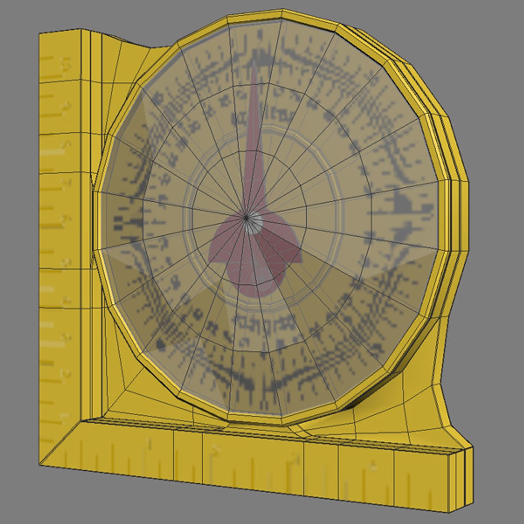 Protractor 3d Obj