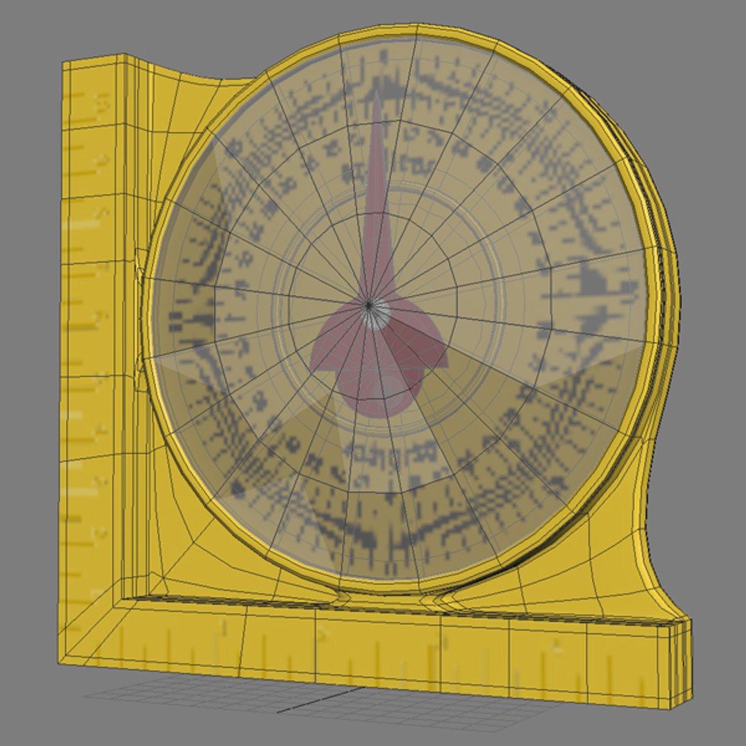 Protractor 3d Obj