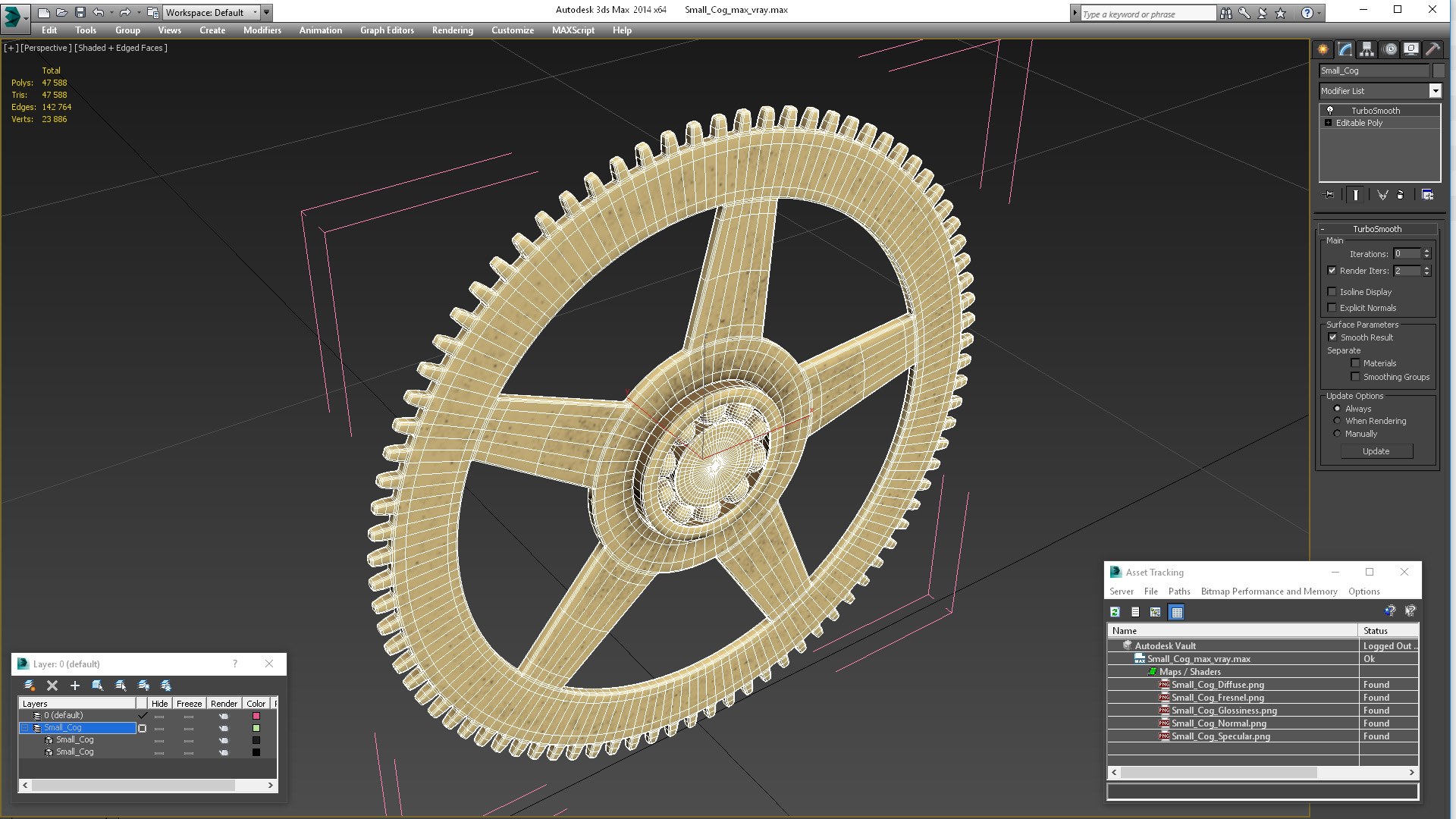 Small Cog 3D Model - TurboSquid 2158678