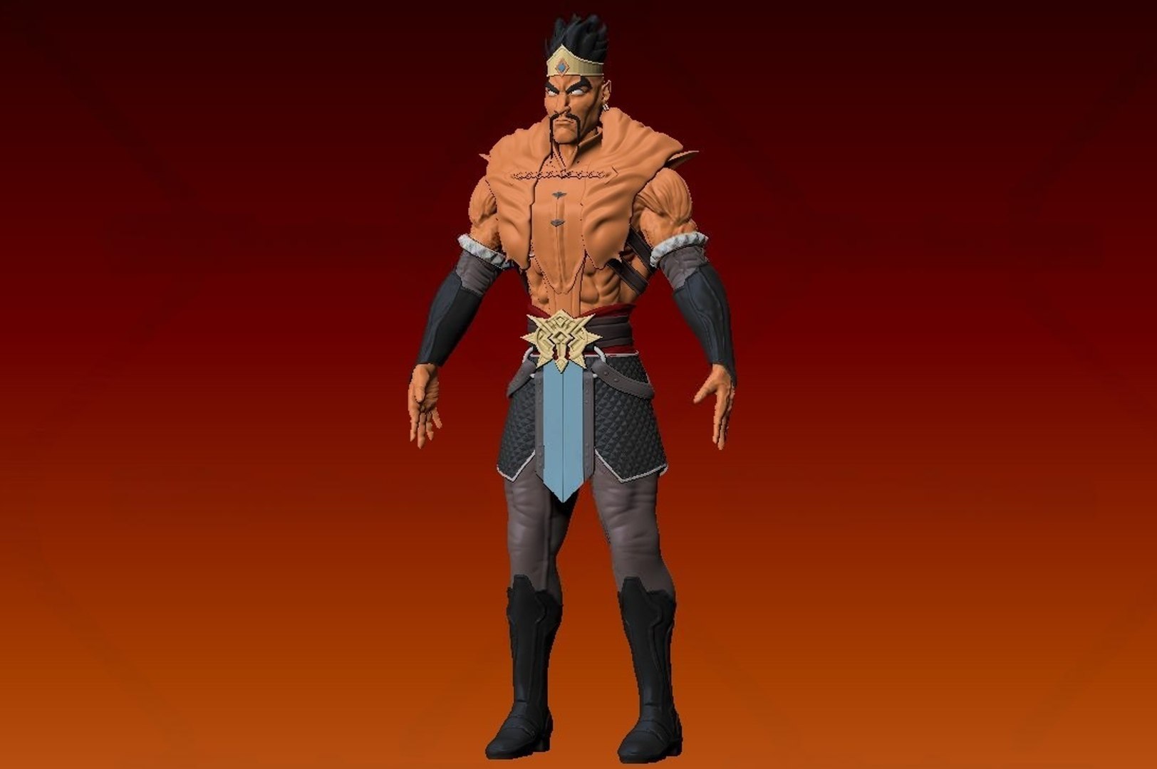 Draven Muscle 3D Model - TurboSquid 2384002