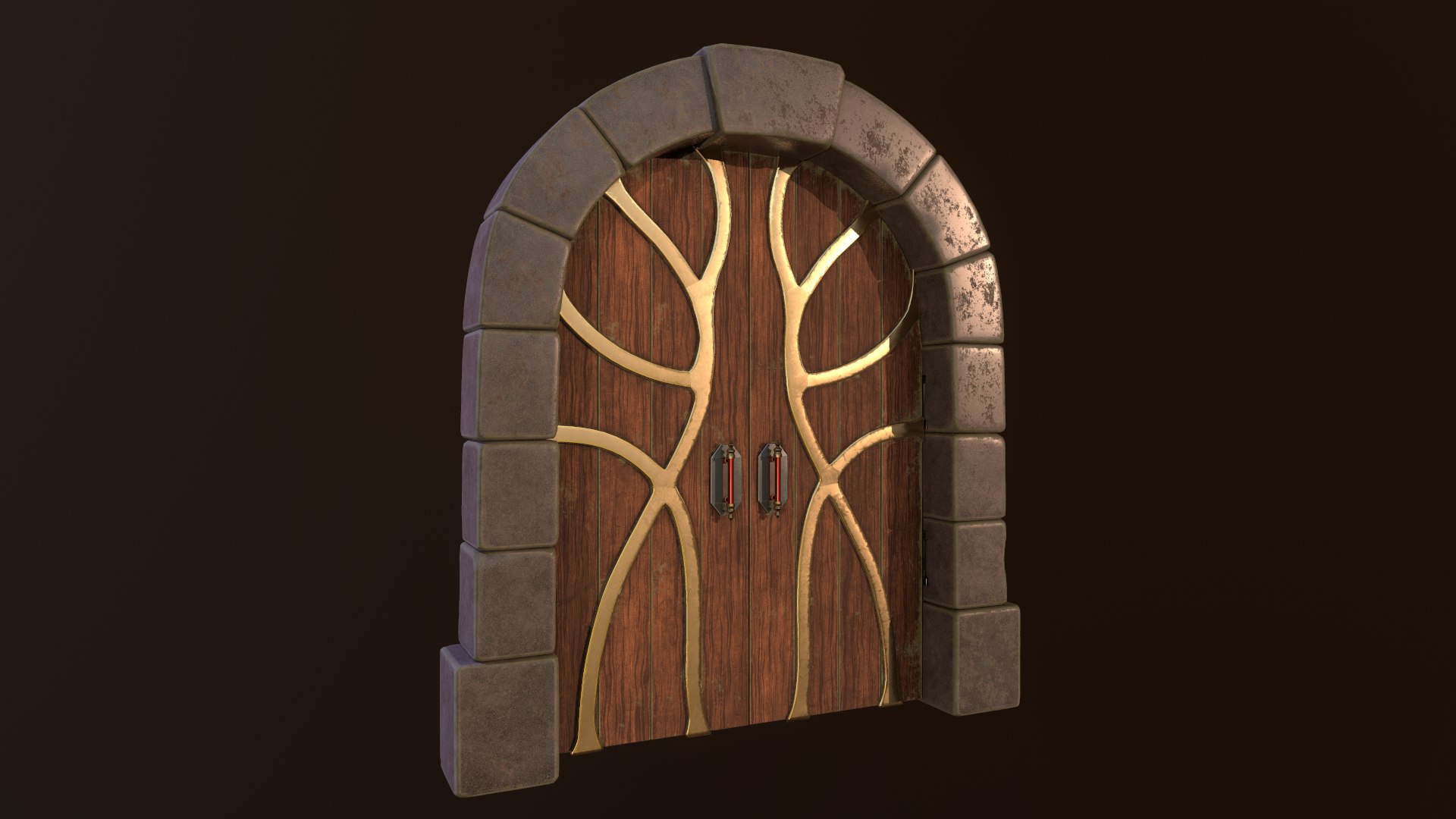 Door Fantasy 3D Model - TurboSquid 1642608