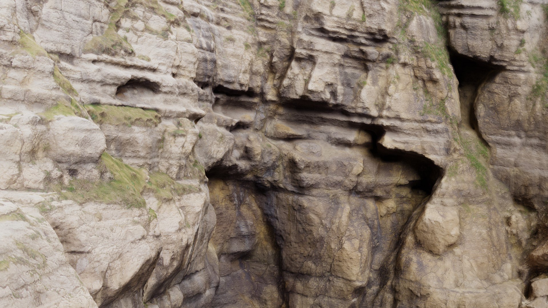 Coastline Cliff Scan 01 Model - TurboSquid 1721417