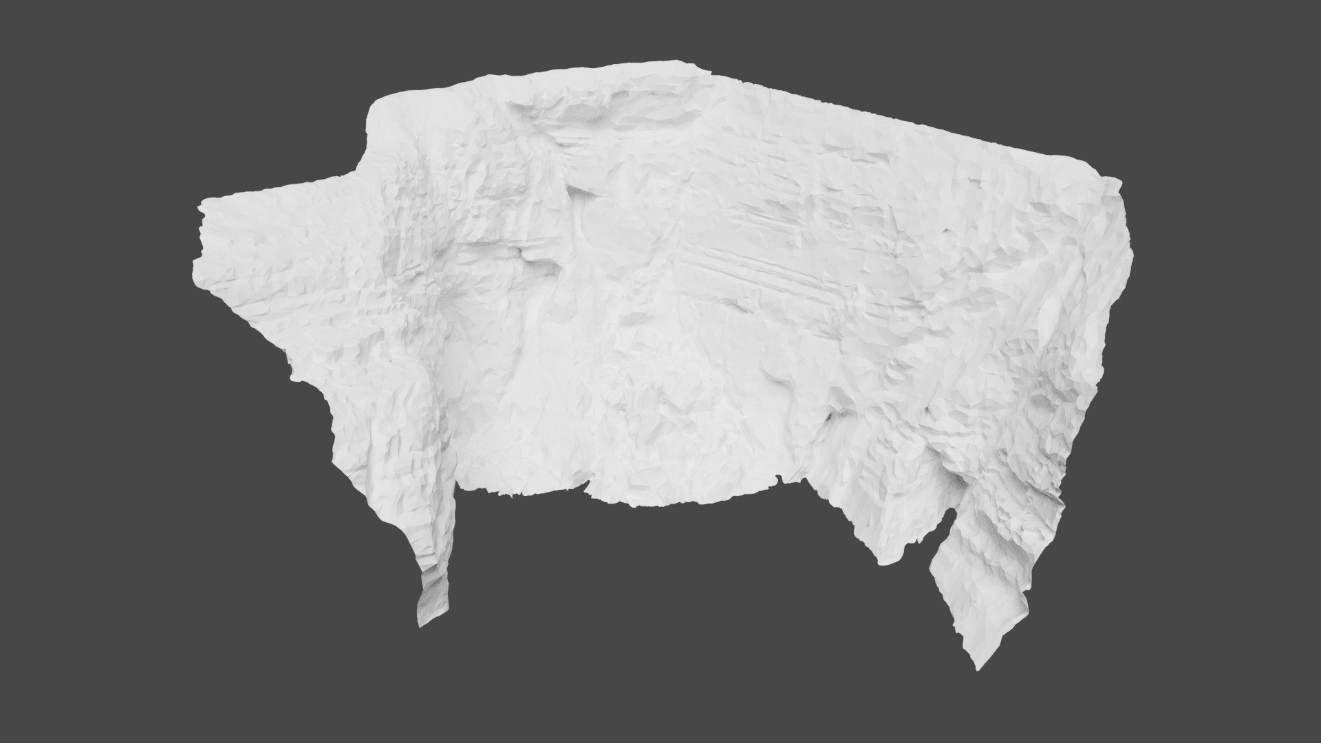 Coastline Cliff Scan 01 Model - TurboSquid 1721417