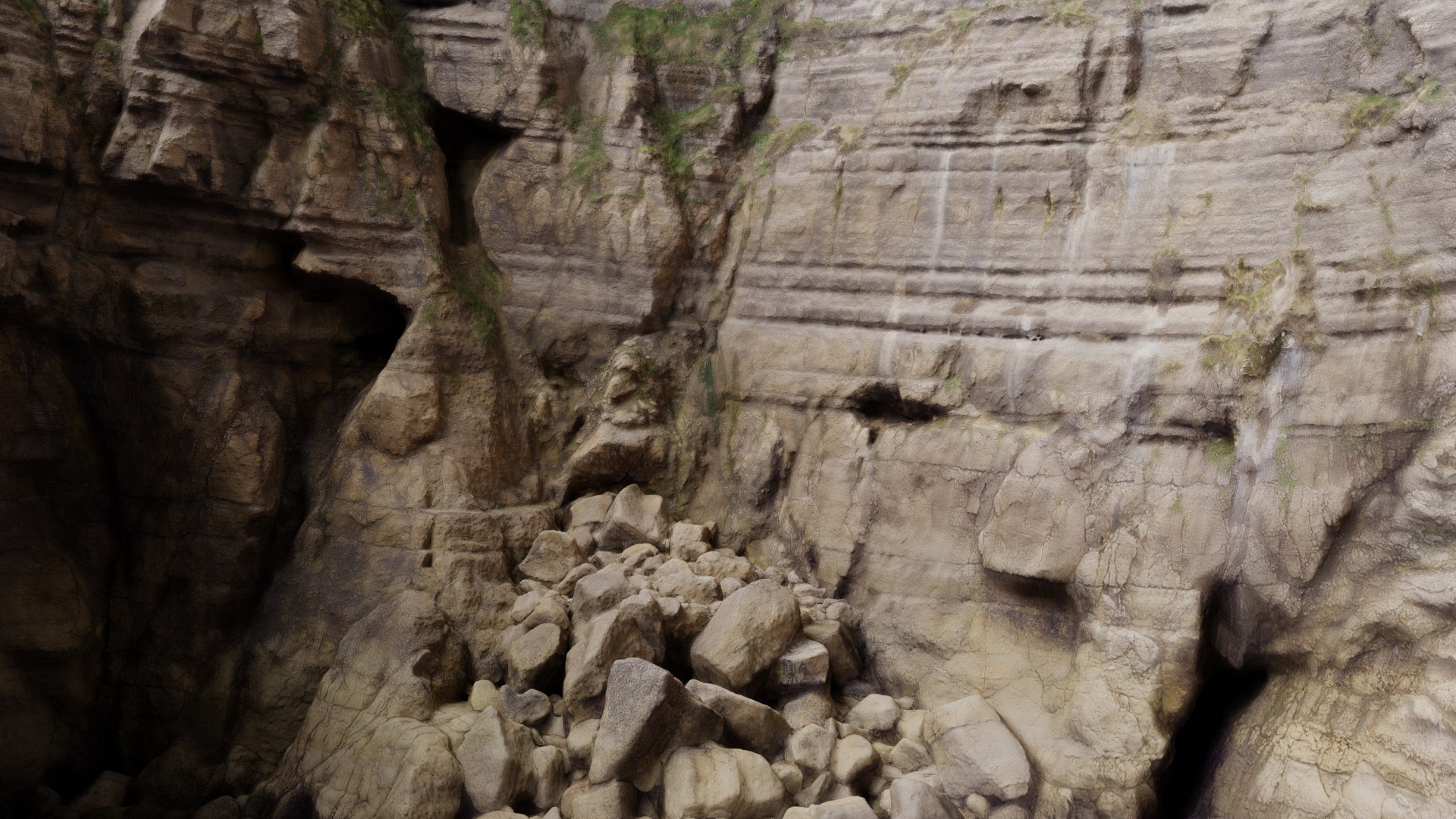 Coastline Cliff Scan 01 Model - TurboSquid 1721417