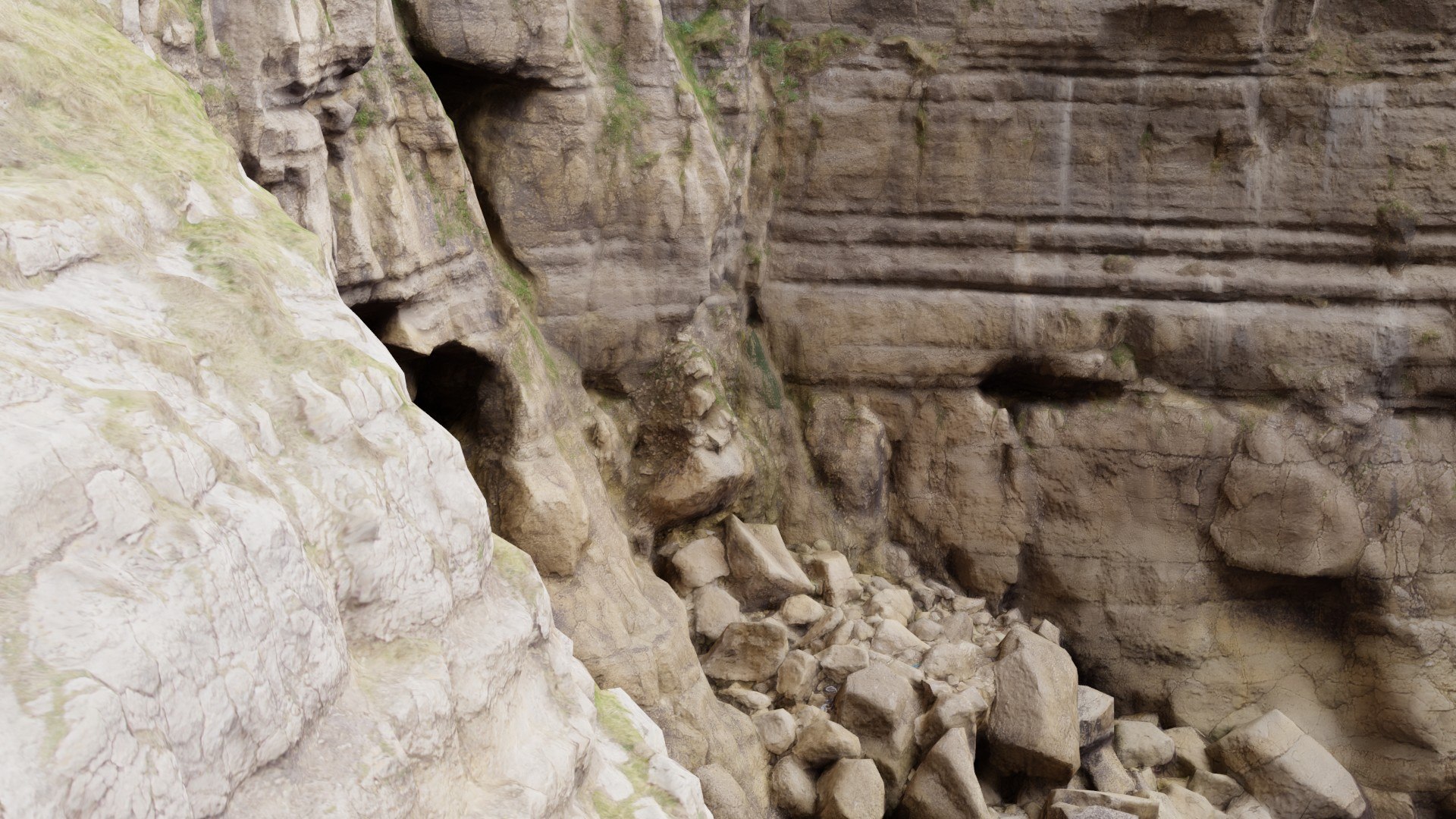 Coastline Cliff Scan 01 Model - TurboSquid 1721417