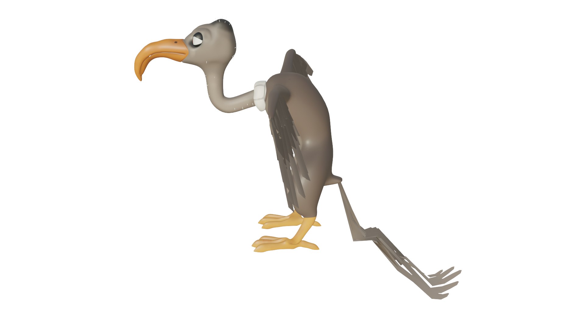 CROW CARTOON 3D Model - TurboSquid 1864263