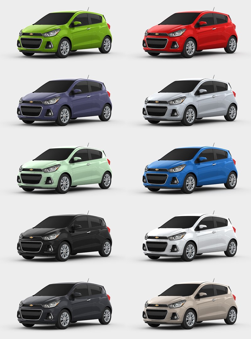 3d Model Chevrolet Spark