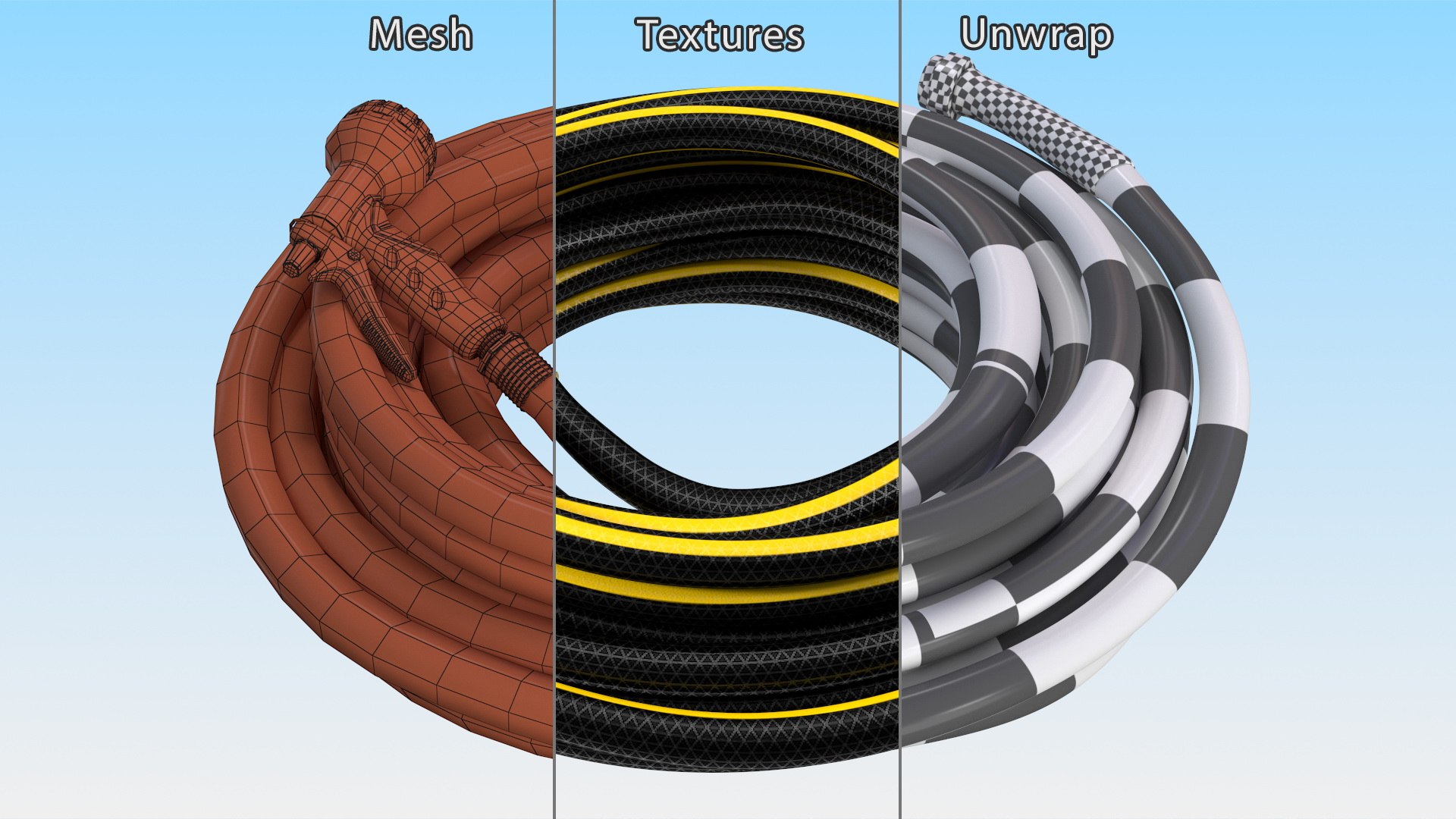 Garden Hoses Collection 3D model - TurboSquid 1949154