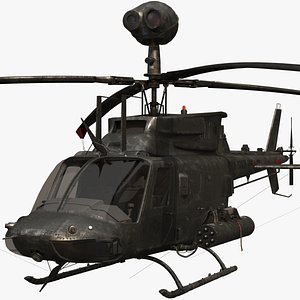 Download Free & Premium Bell OH-58 Kiowa 3D Models | TurboSquid