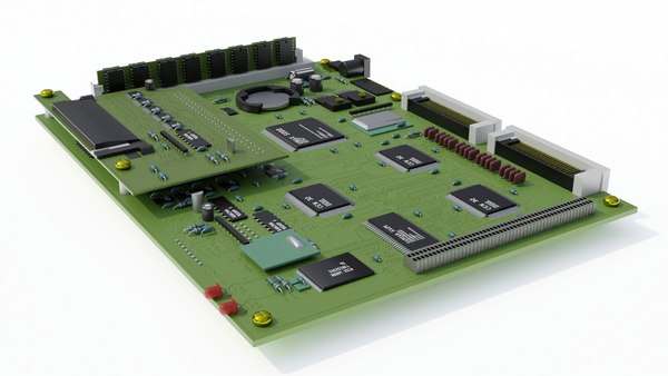 3d 3ds electronic circuit board