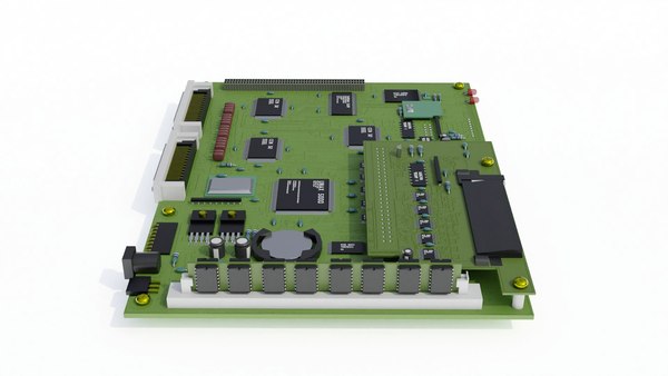 3d 3ds electronic circuit board