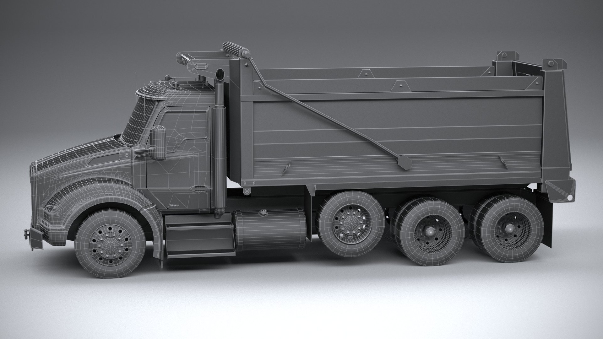 3D t880 tipper 2017 - TurboSquid 1645785