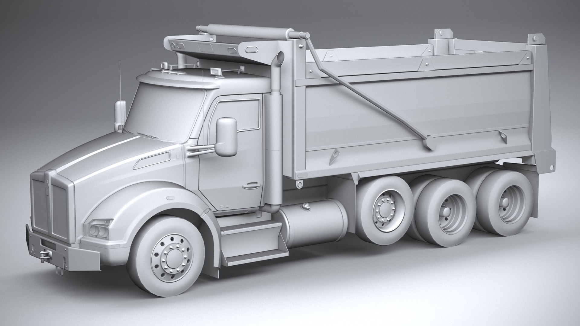 3D t880 tipper 2017 - TurboSquid 1645785