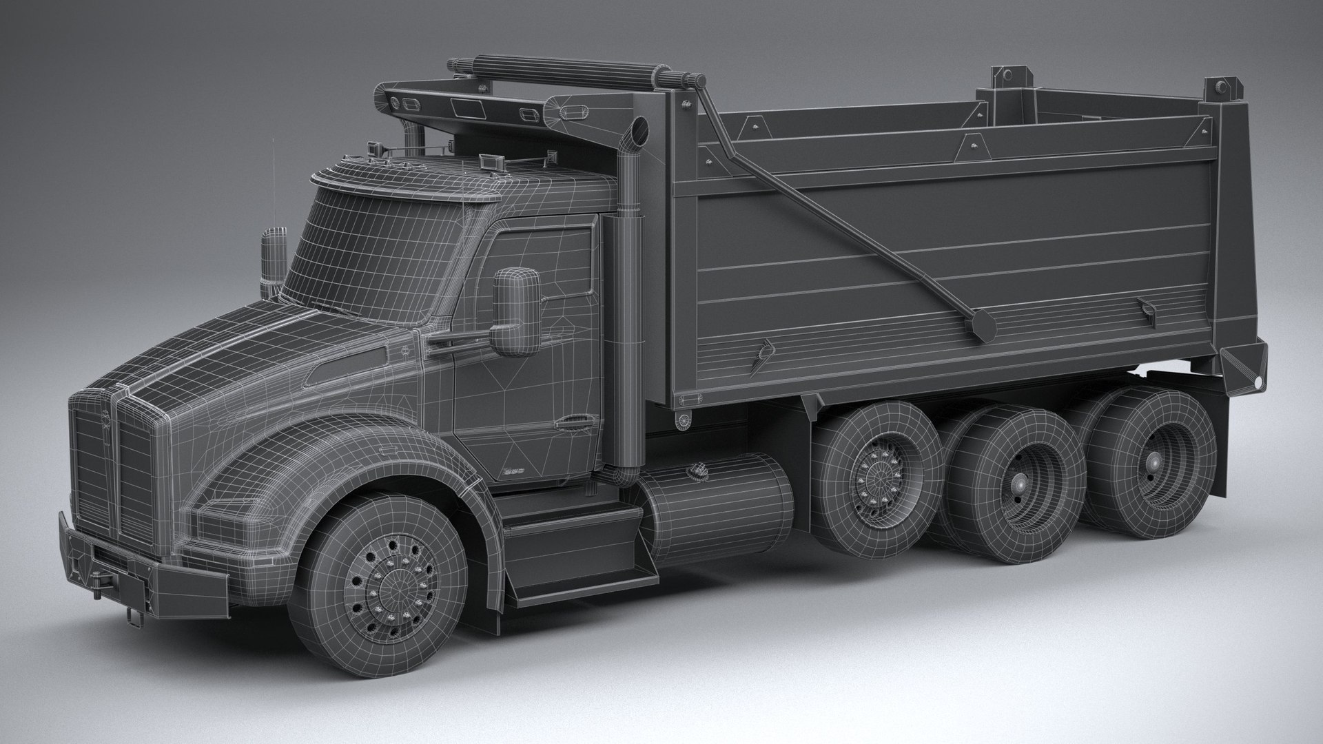 3D t880 tipper 2017 - TurboSquid 1645785