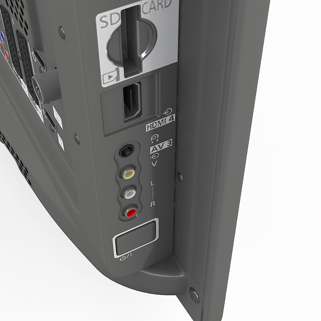 3d Model Tv Panasonic Viera Tx-pr42g20