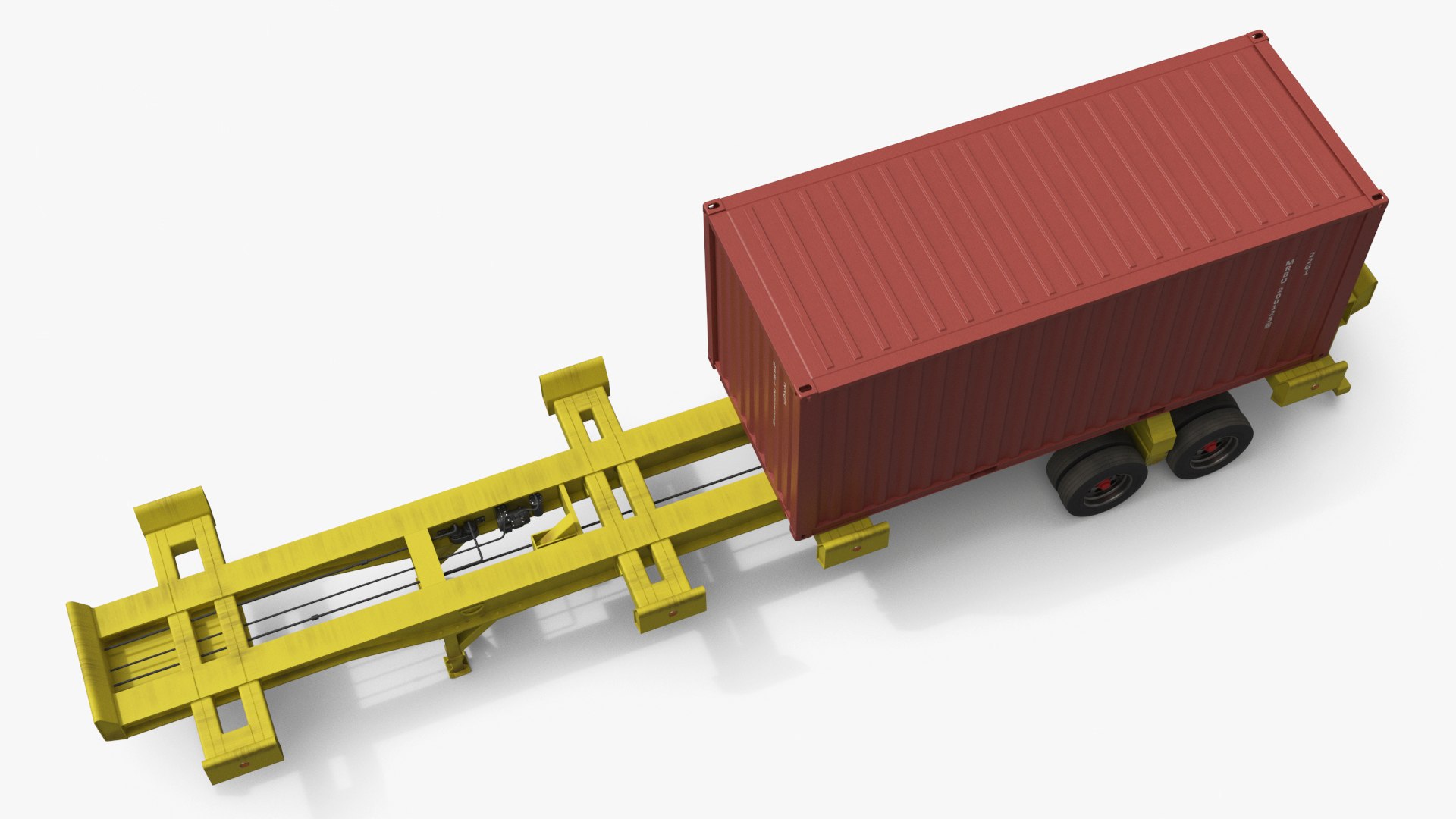 3D Model Missile Launch Container On Trailer Rigged For Maya - TurboSquid 2449620