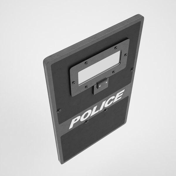 3d police shield