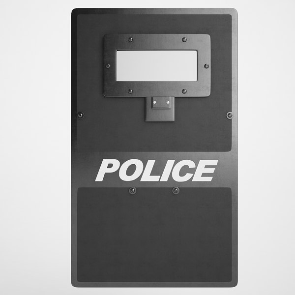 3d police shield