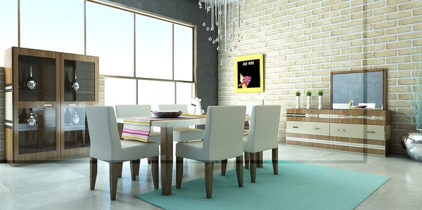 dining room 3d model
