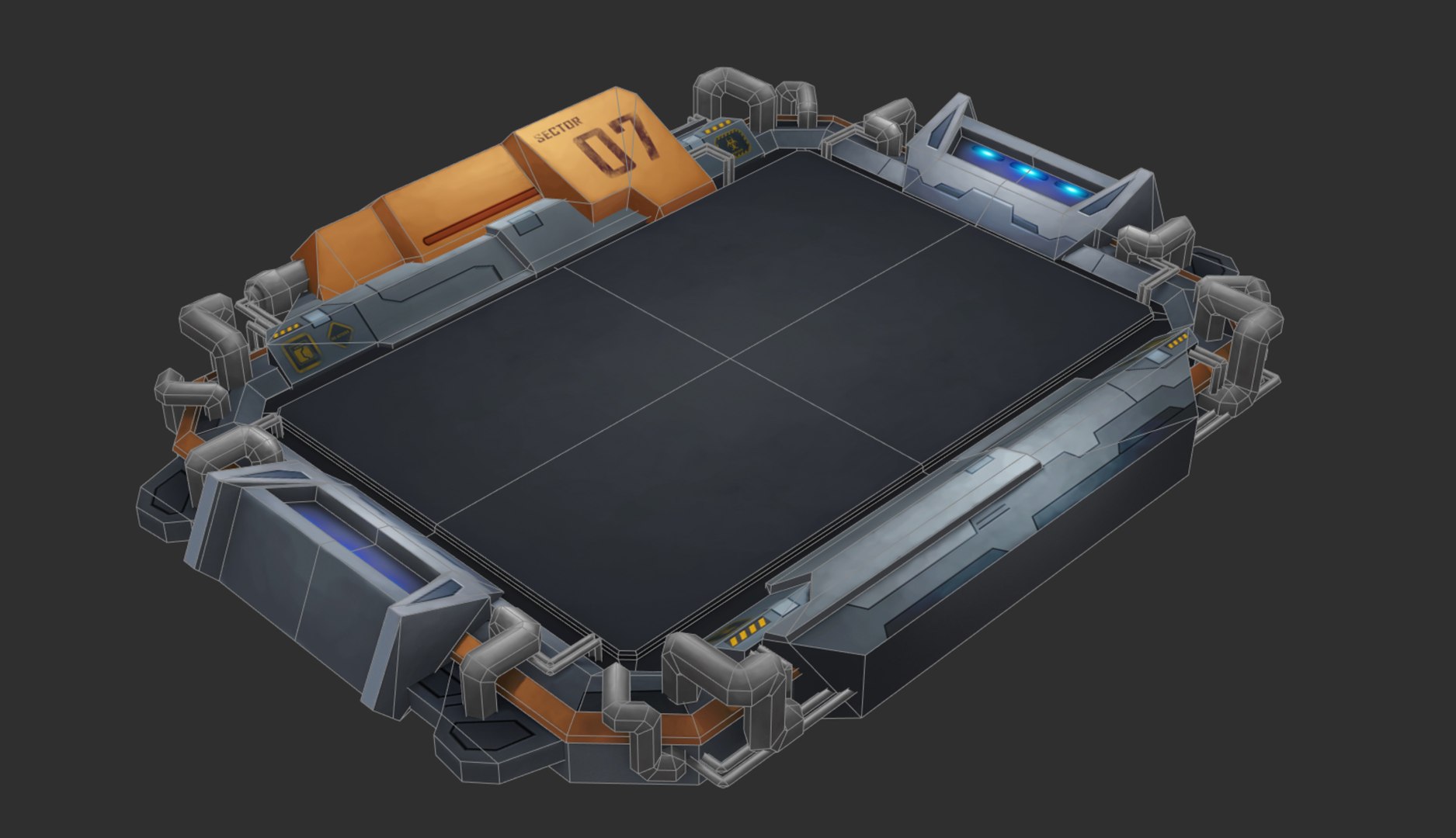 Factory Map Hand-Painted Game Assets 3D model - TurboSquid 2095775