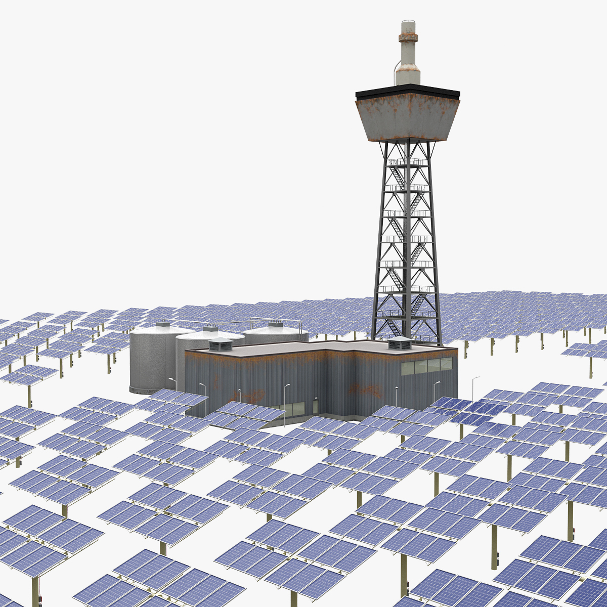 max solar tower mojave desert