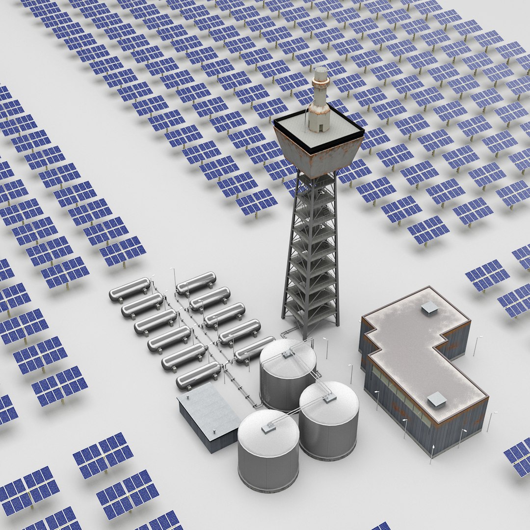 Max Solar Tower Mojave Desert