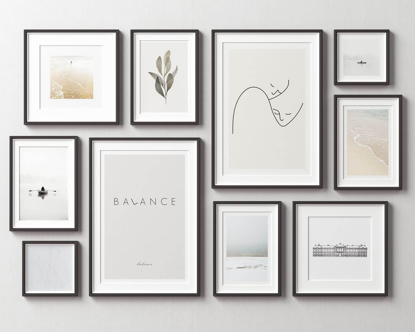 3D Picture Frames Set-376 Model - TurboSquid 1960691