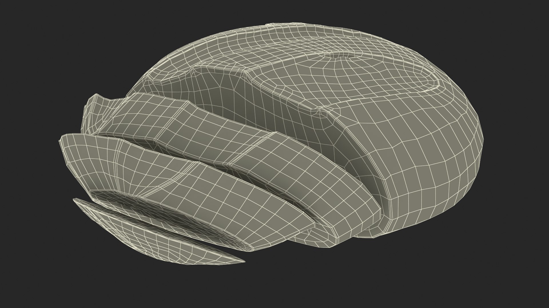 Round Loaf Of Bread With Sliced Pieces Model - TurboSquid 2244920