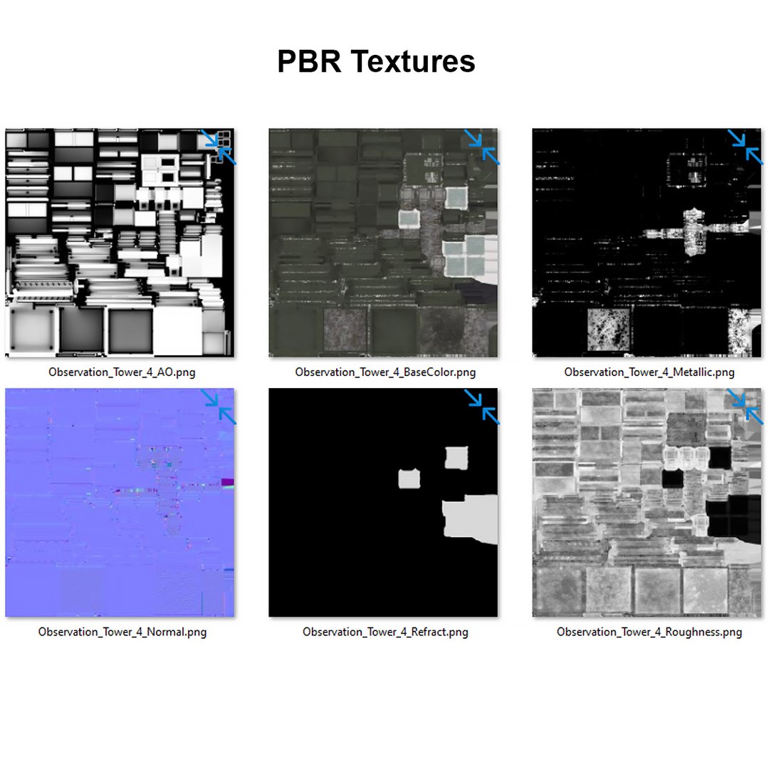 3D Observation Tower 4 - TurboSquid 2307488
