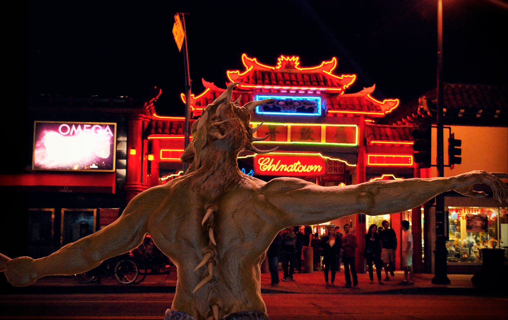 human lizard 3d model