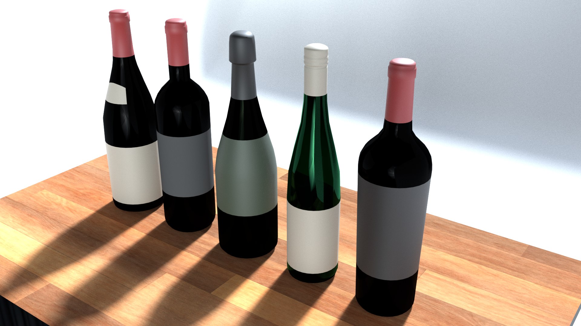 Wine bottle 3D model - TurboSquid 1435380