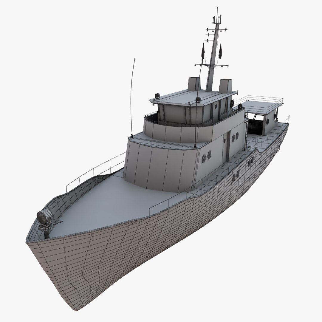 3d Rescue Ship Model