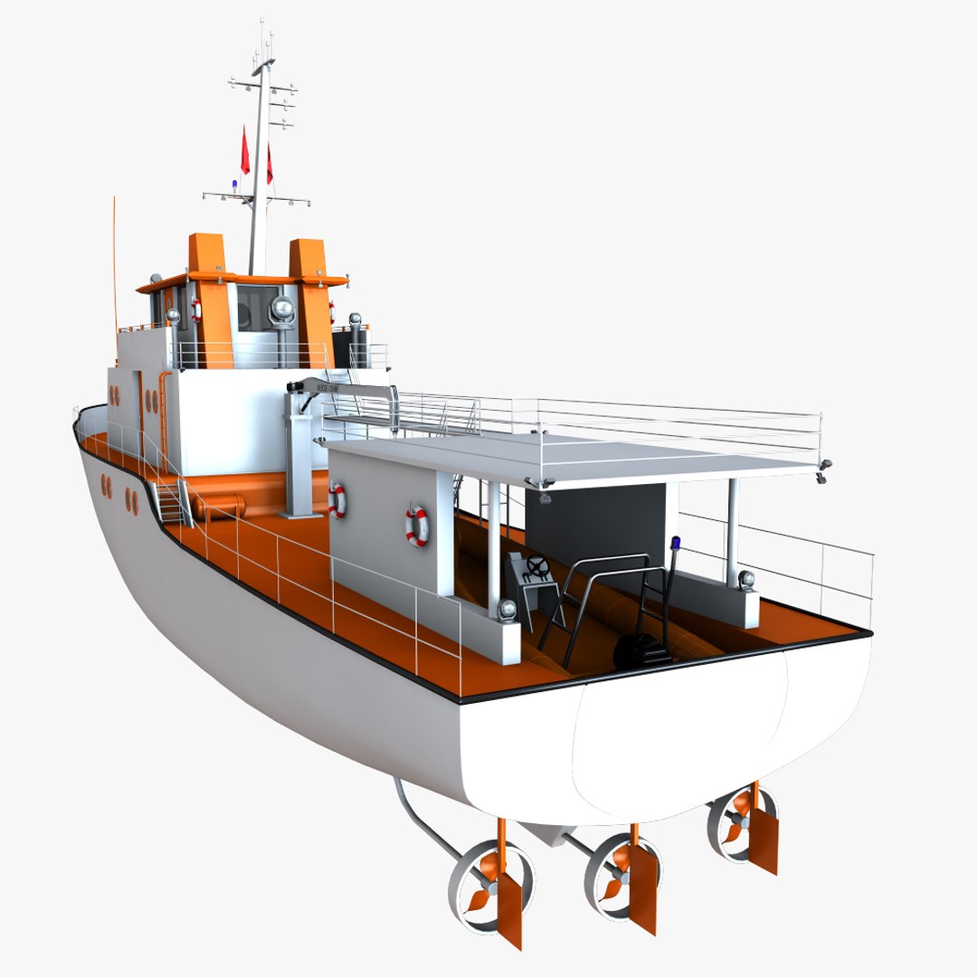 3d Rescue Ship Model