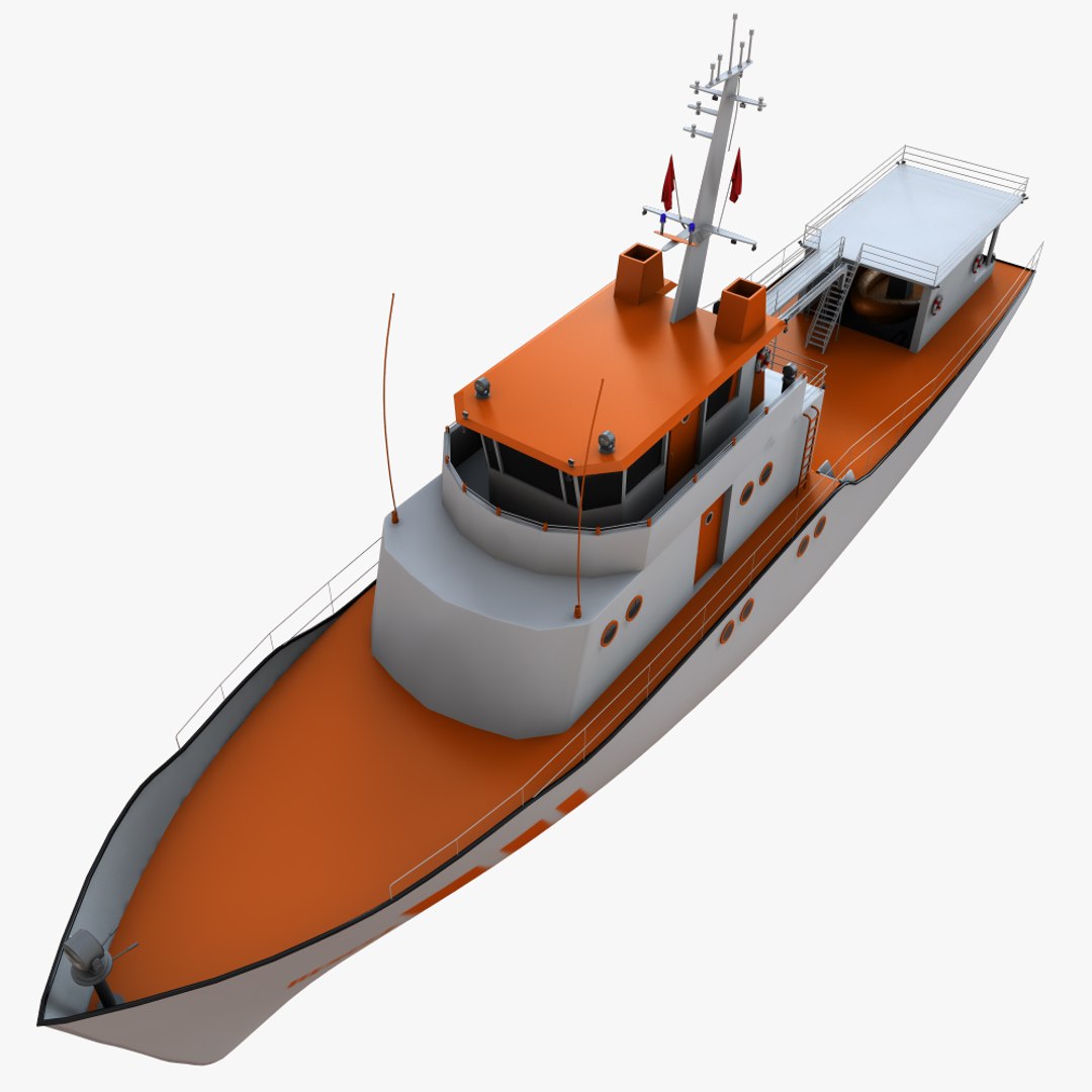 3d Rescue Ship Model