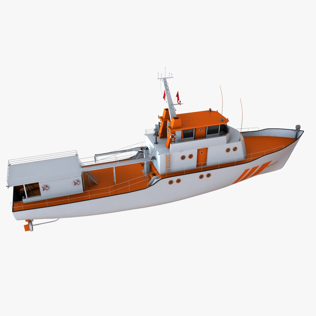 3d Rescue Ship Model