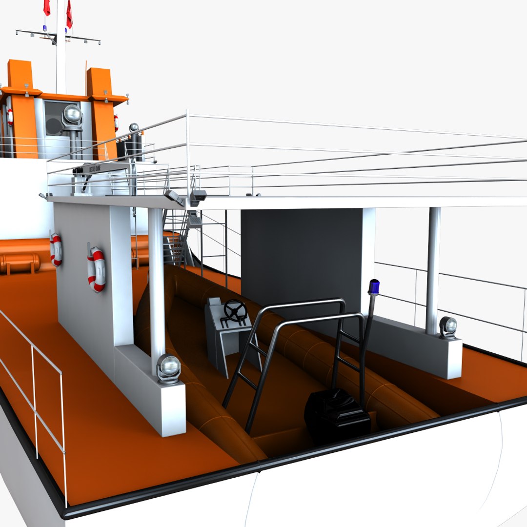 3d Rescue Ship Model