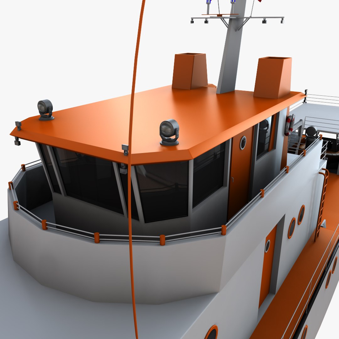 3d Rescue Ship Model