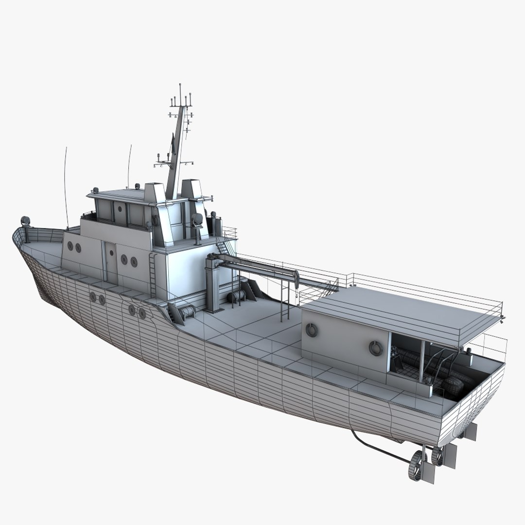 3d Rescue Ship Model