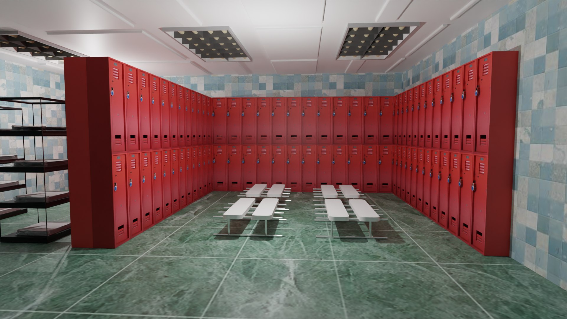 3D Locker Room - TurboSquid 2164809