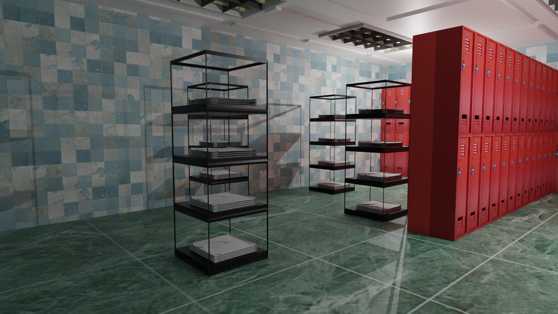 3D Locker Room - TurboSquid 2164809