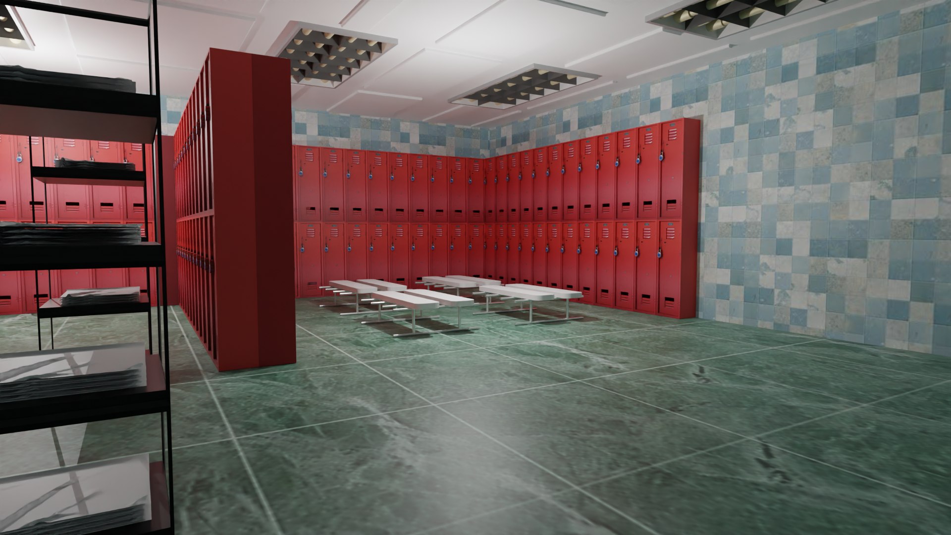 3D Locker Room - TurboSquid 2164809