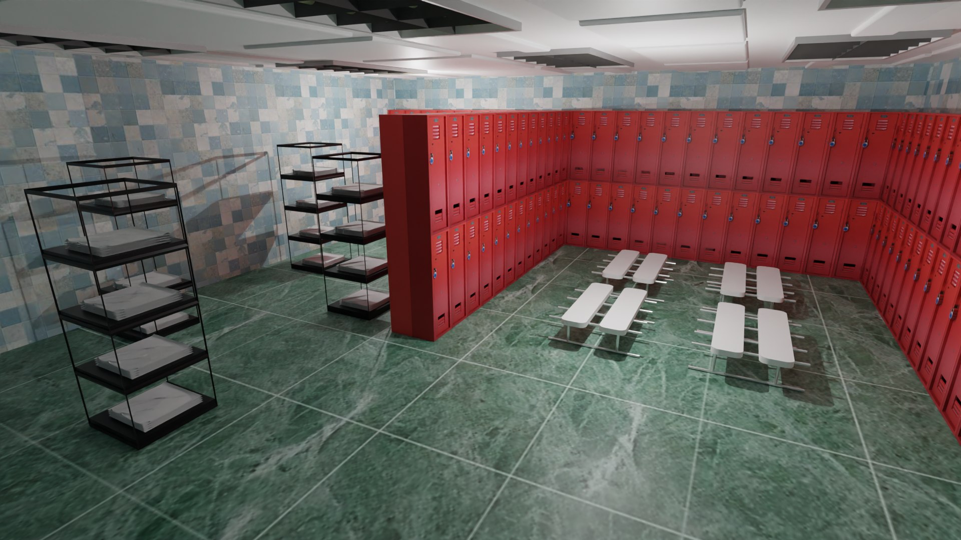 3D Locker Room - TurboSquid 2164809