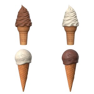 3D Ice Cream Models - Browse & Download Formats - TurboSquid