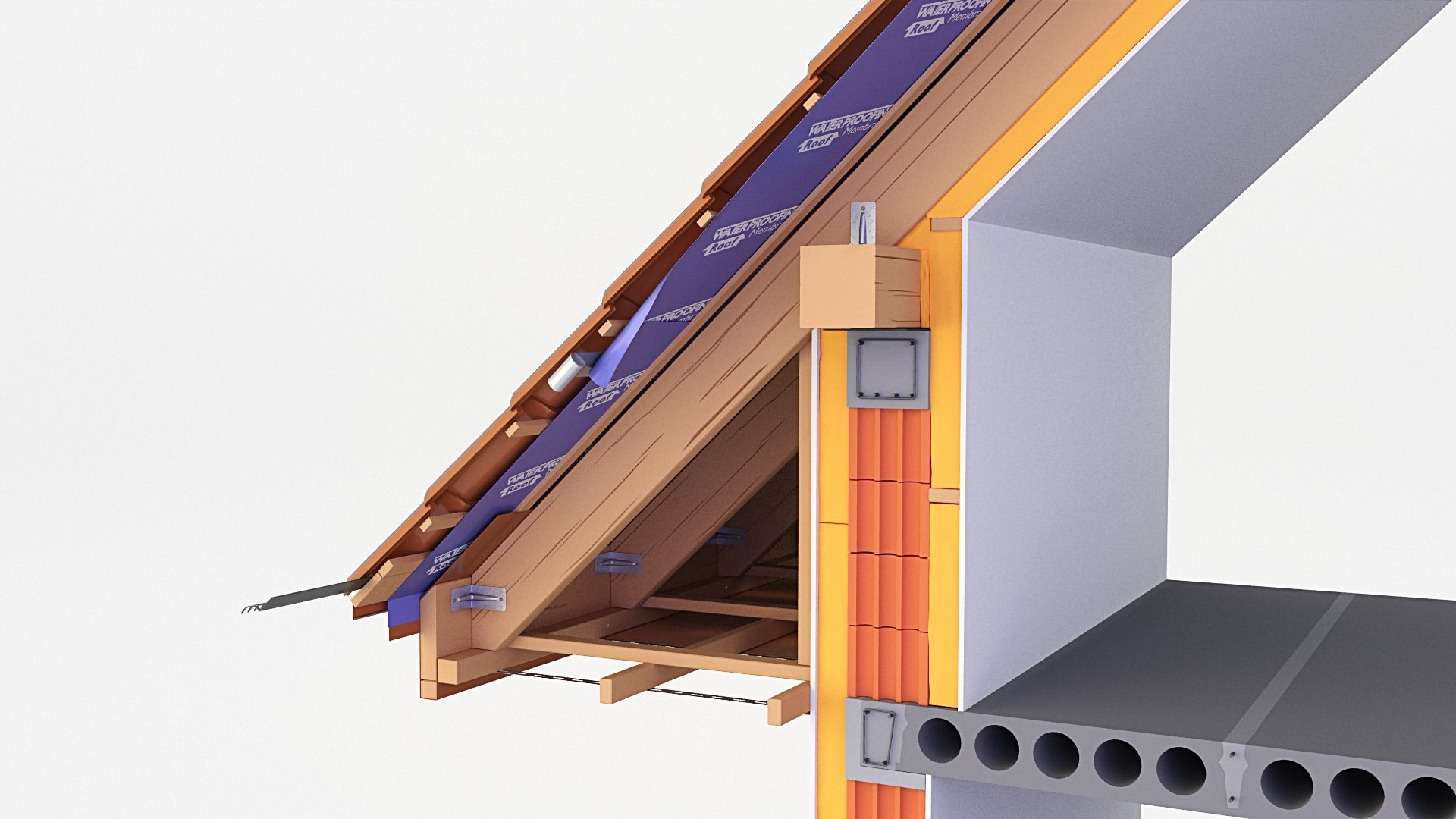 3D Graphic Roof Model - TurboSquid 1529175