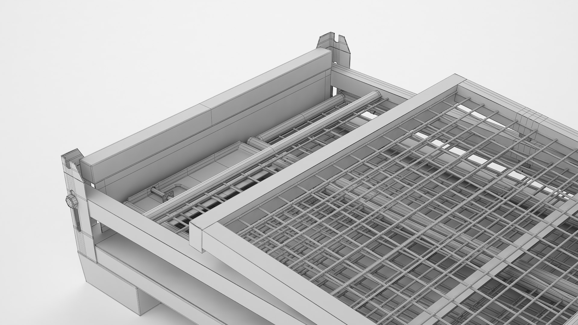 Collapsible Cage Pallet 04 model - TurboSquid 2075649