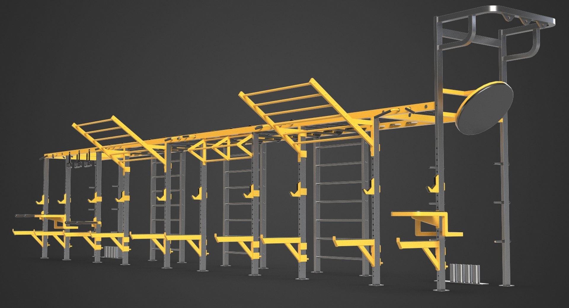 3d functional training rig range model