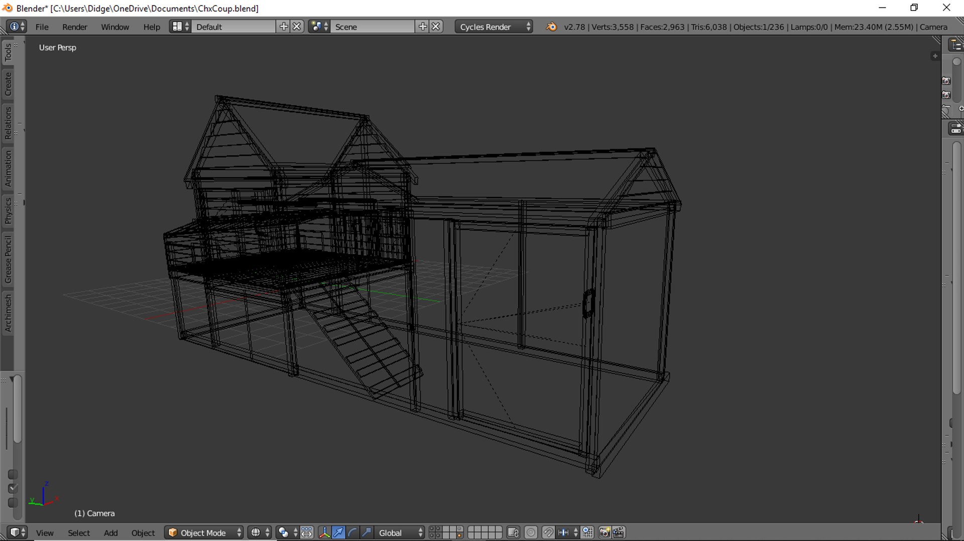 3D Backyard Chicken Coop - TurboSquid 1385519