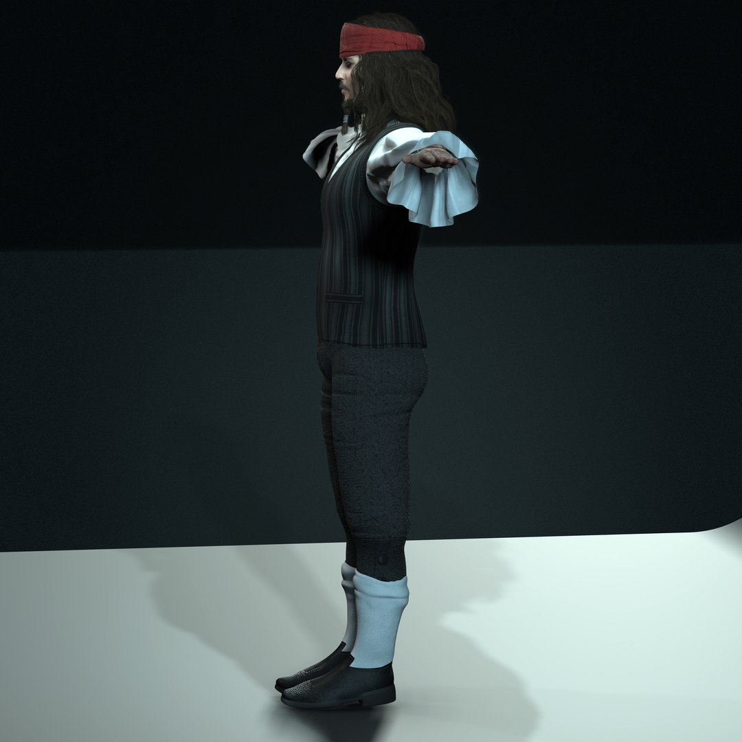 3D Model Johnny Depp 3D Model Low-poly 3D Model - TurboSquid 2268954