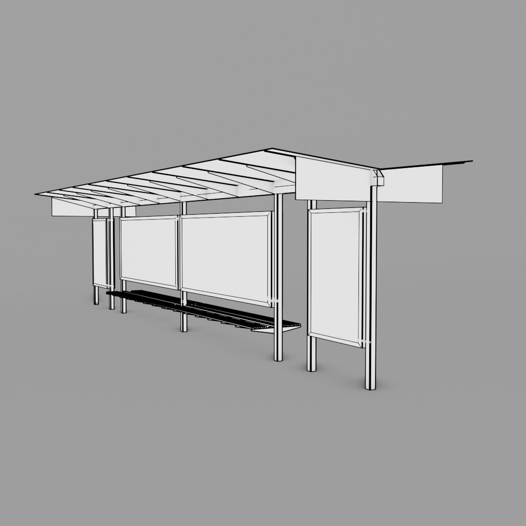 3D Bus Stationusstation Model - TurboSquid 2346257
