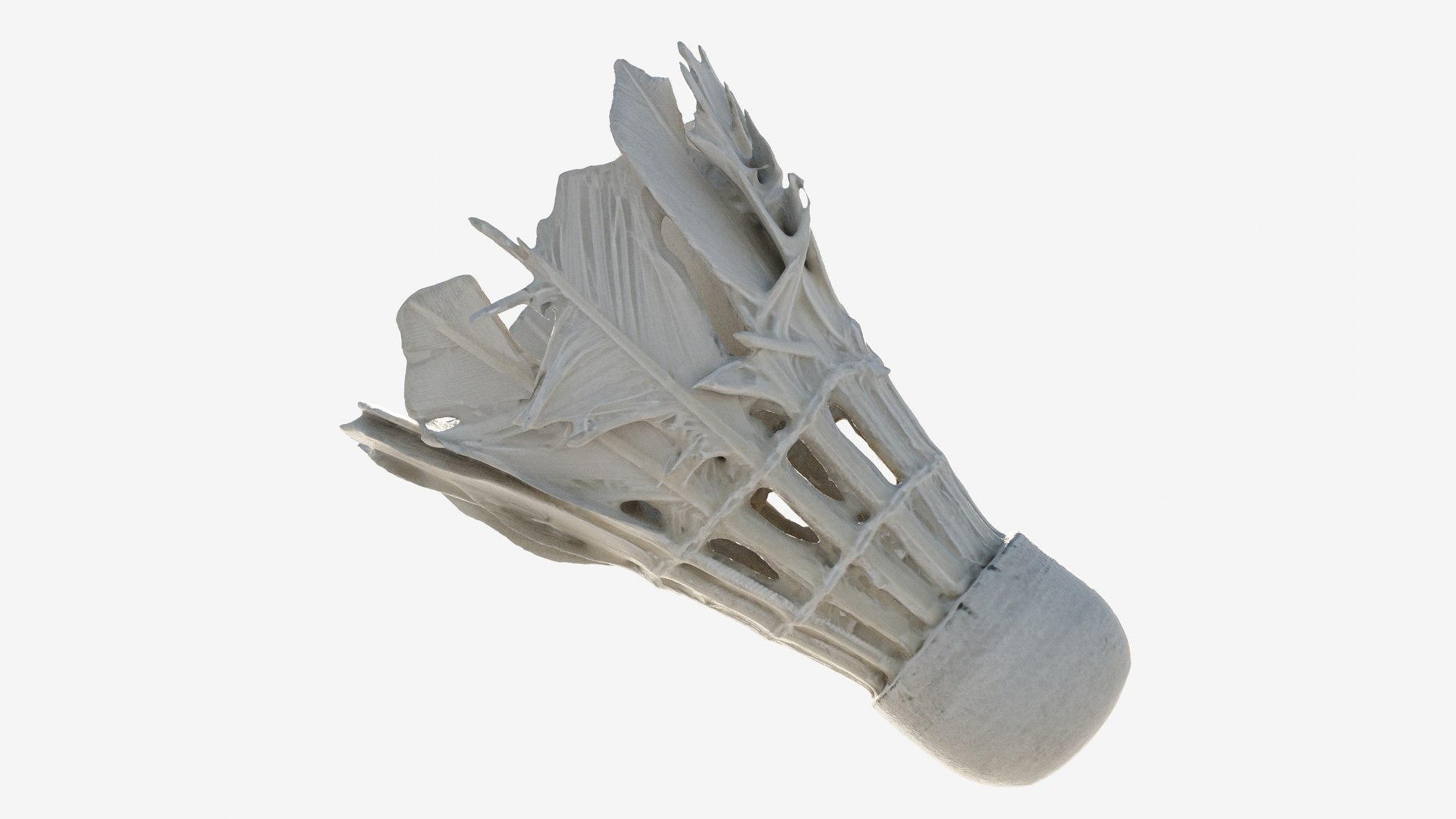 3D Scanned Badminton Shuttlecock Model - TurboSquid 2345929